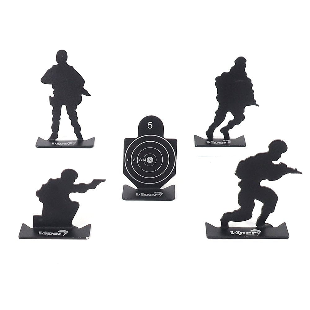 Ensemble cibles de tir soldat 5 pcs – Action Airsoft